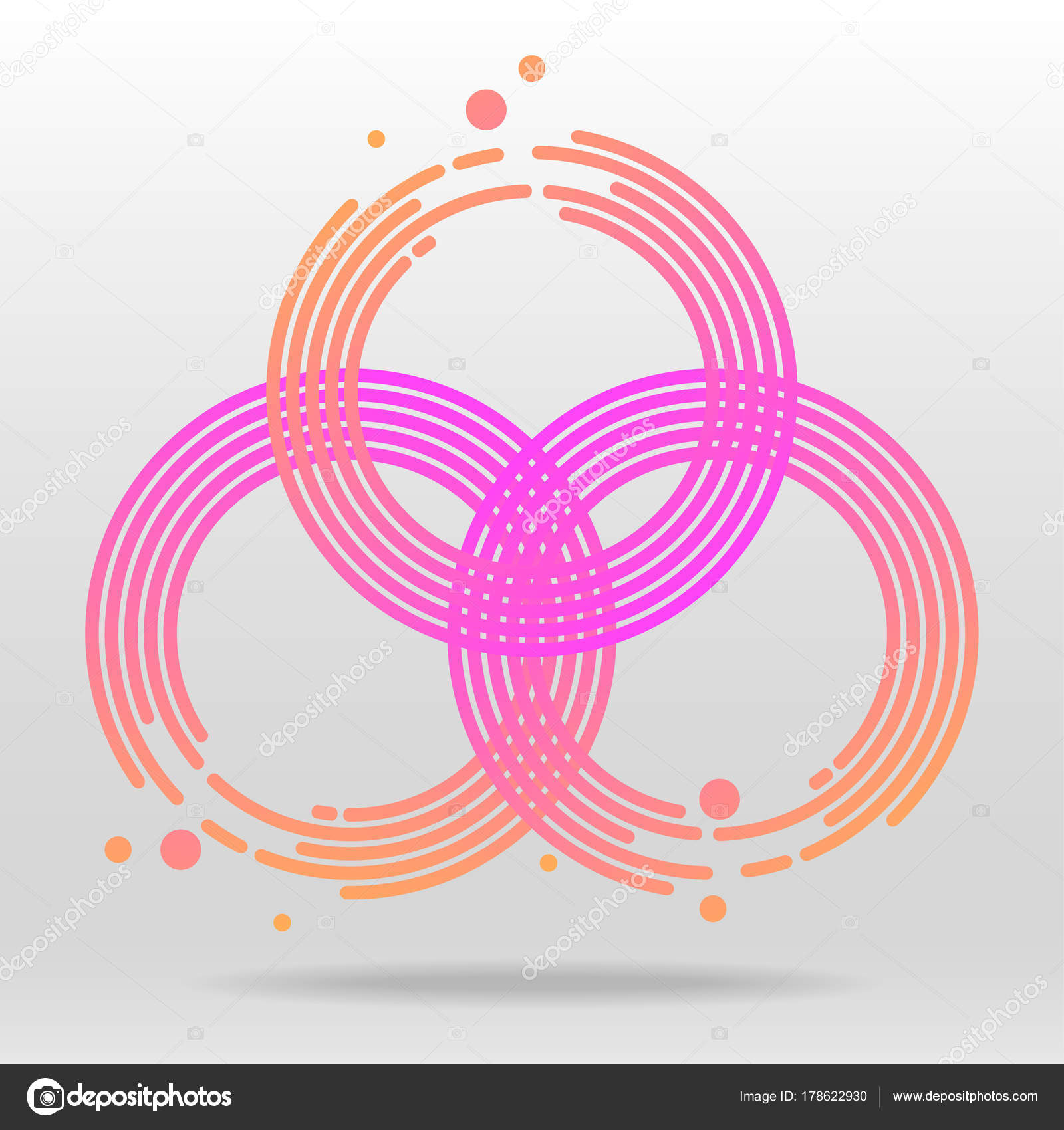 Circle Fidget Spinner Vector Elements Illustration Stock Vector Image ...