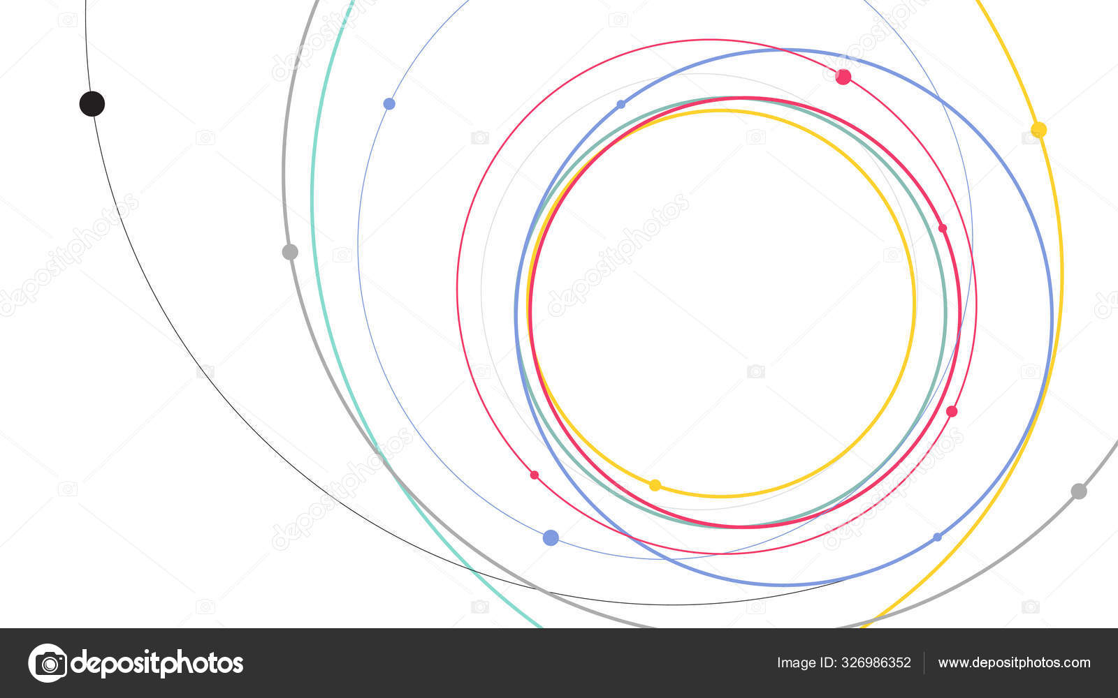 Futuristic data network connection elements Stock Vector by ©ioat 326986352