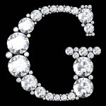 G Letter made from diamonds and gems Stock Vector by ©Boykung 64722339