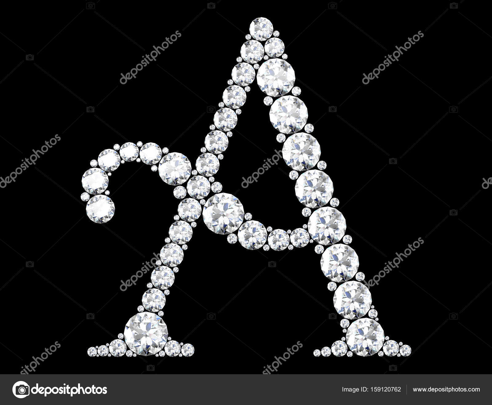 The Letter S In Diamond
