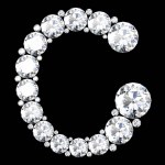 G Letter made from diamonds and gems Stock Vector by ©Boykung 64722339