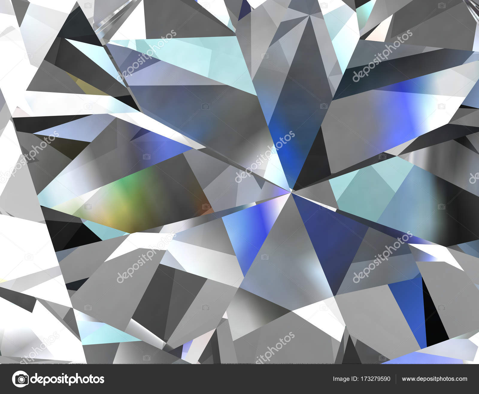 Realistic Diamond Texture Close Illustration — Stock Photo © Boykung ...