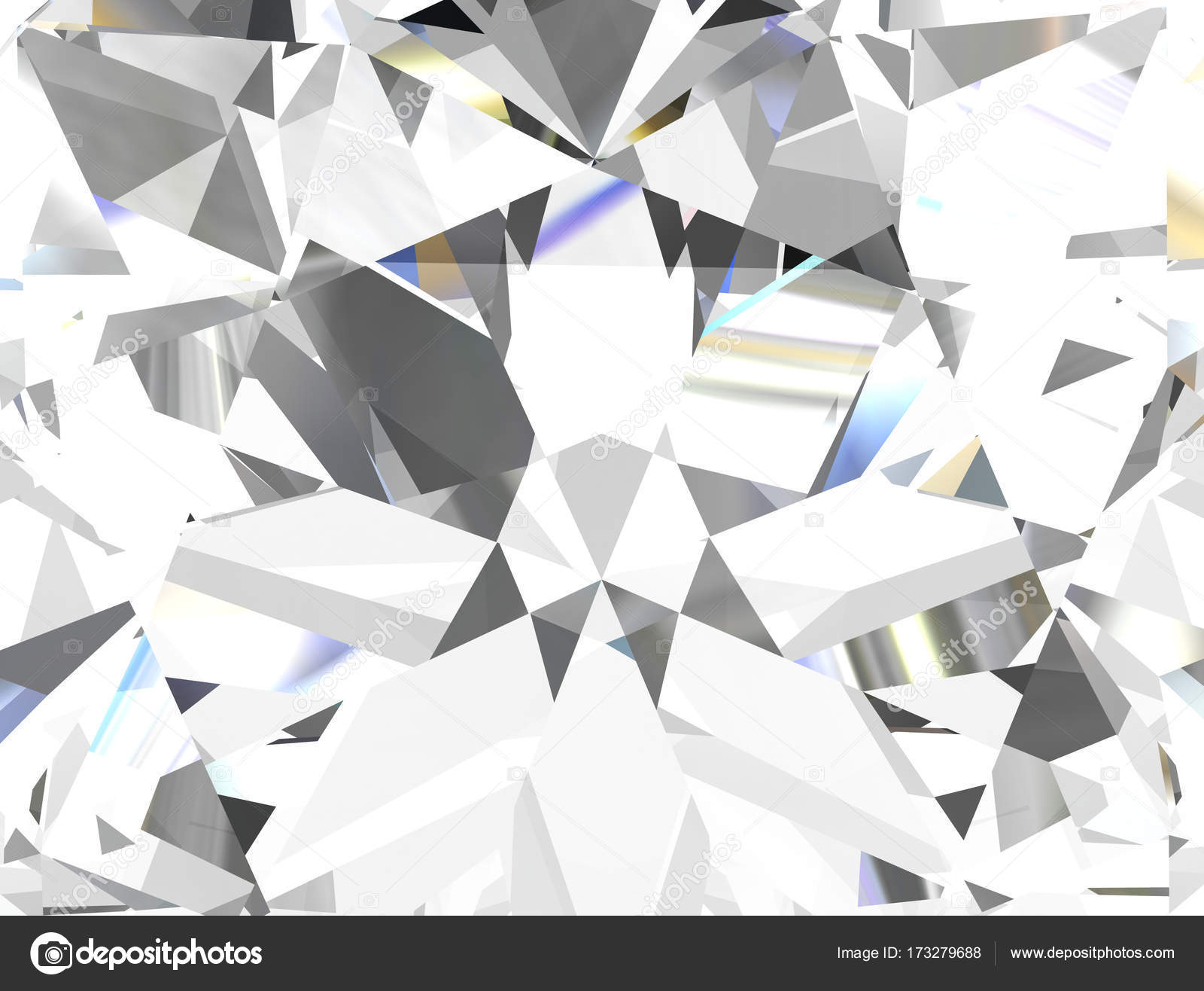 Realistic Diamond Texture Close Illustration Stock Photo by ©Boykung ...