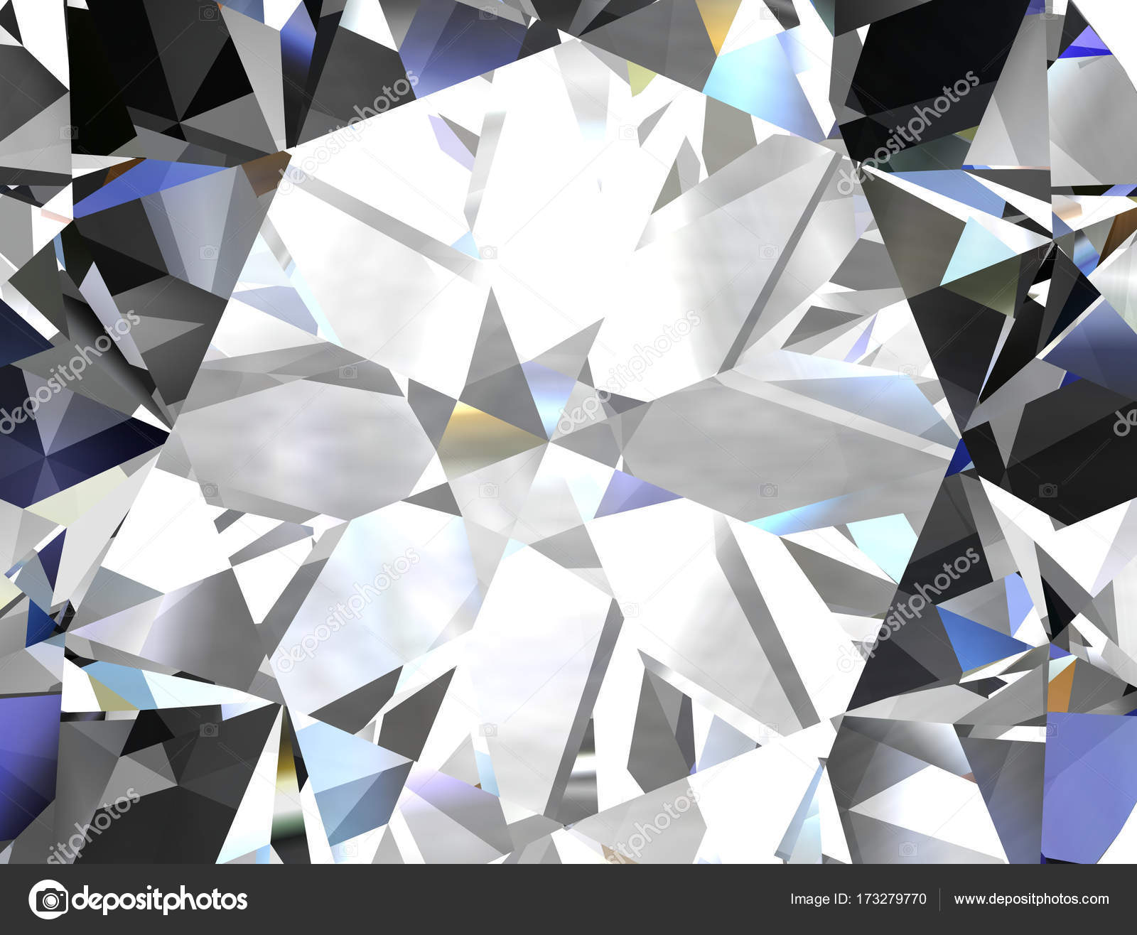 Realistic Diamond Texture Close Illustration — Stock Photo © Boykung ...