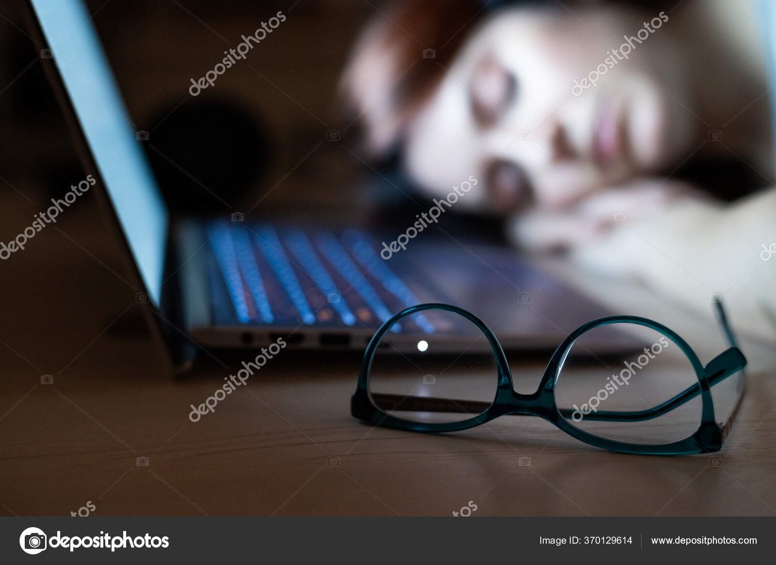 Girl Falling Asleep At Work