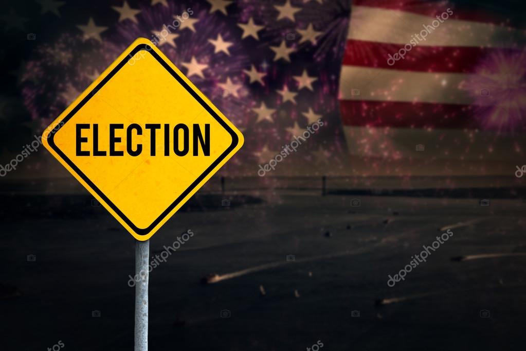 Election text on signpost — Stock Photo © Wavebreakmedia #127453322