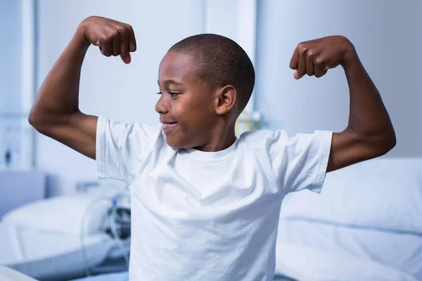 Muscular Kids Flexing