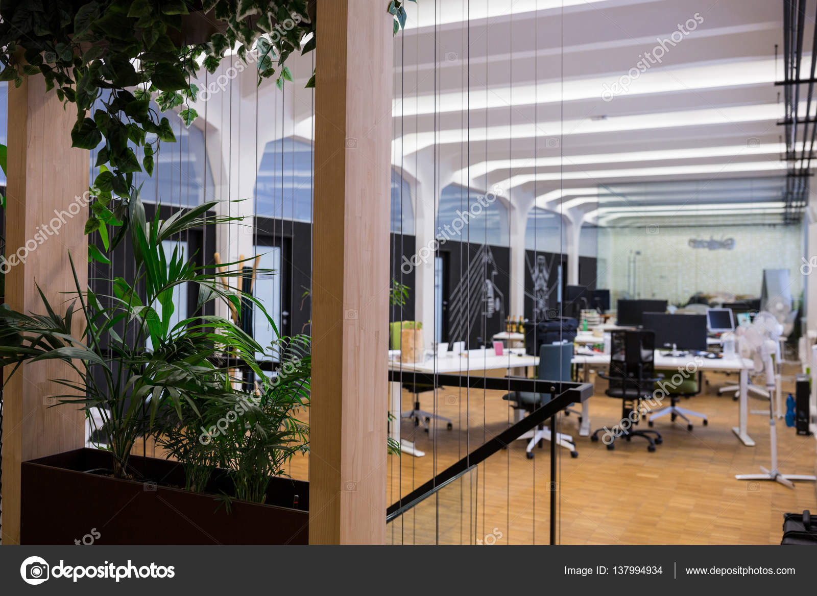 Empty work desk Stock Photo by ©Wavebreakmedia 137994934