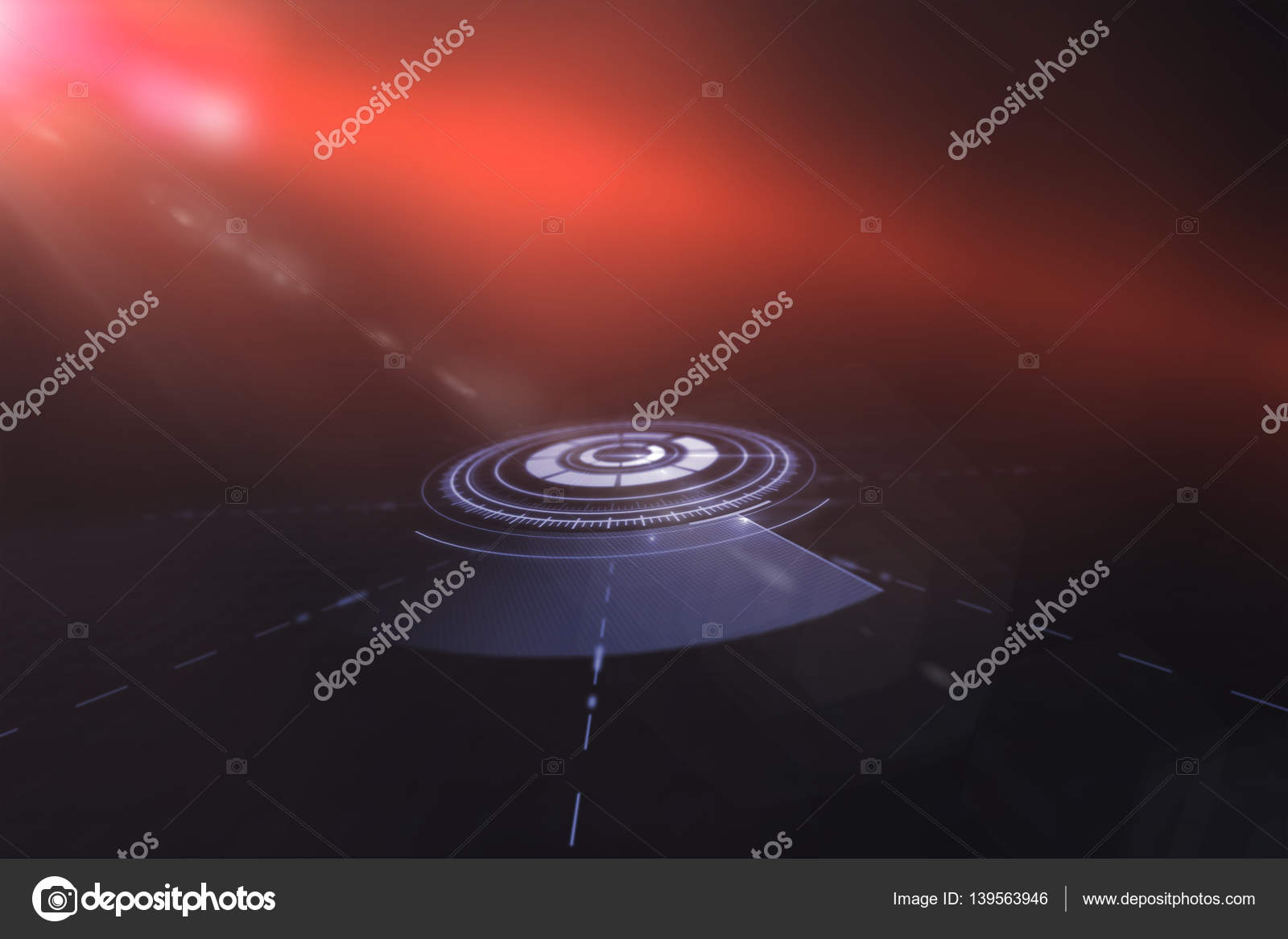 Interface of blue volume dial Stock Photo by ©Wavebreakmedia 139563946