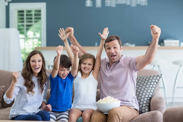 Family cheering Stock Photos, Royalty Free Family cheering Images ...