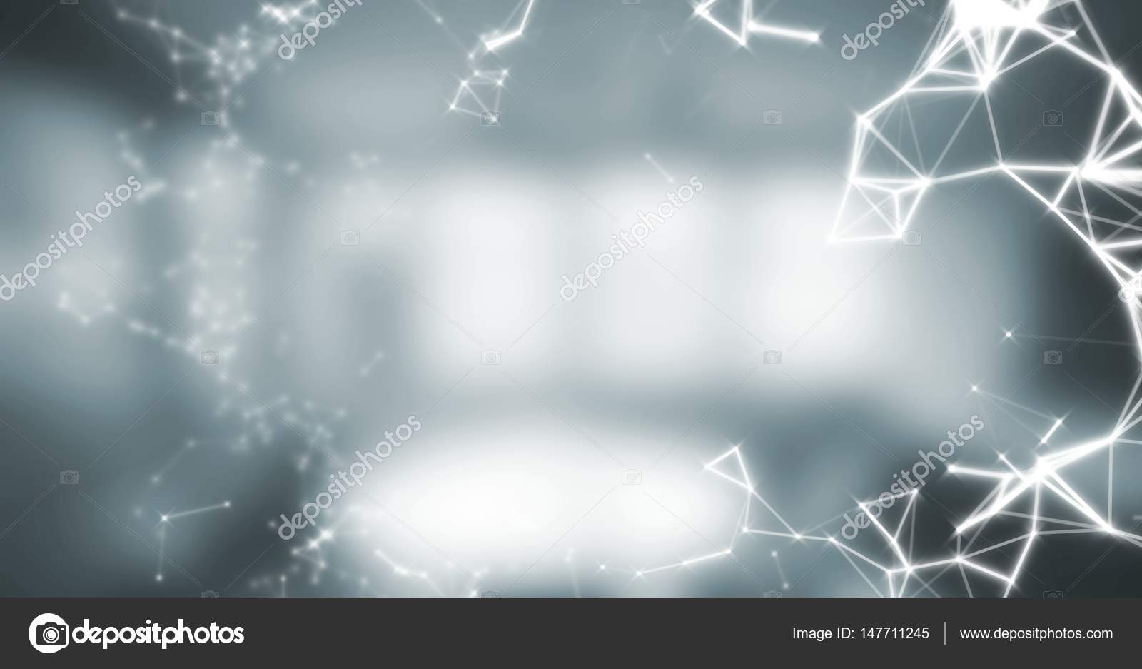 White interface against blurry grey room — Stock Photo © Wavebreakmedia ...