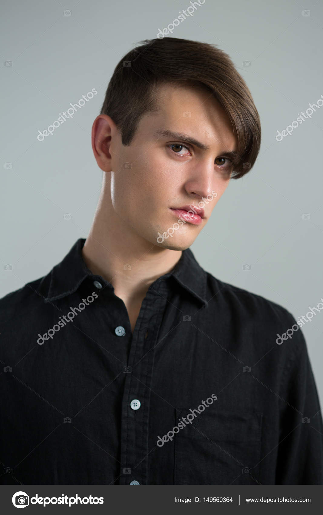 Androgynous man posing Stock Photo by ©Wavebreakmedia 149560364