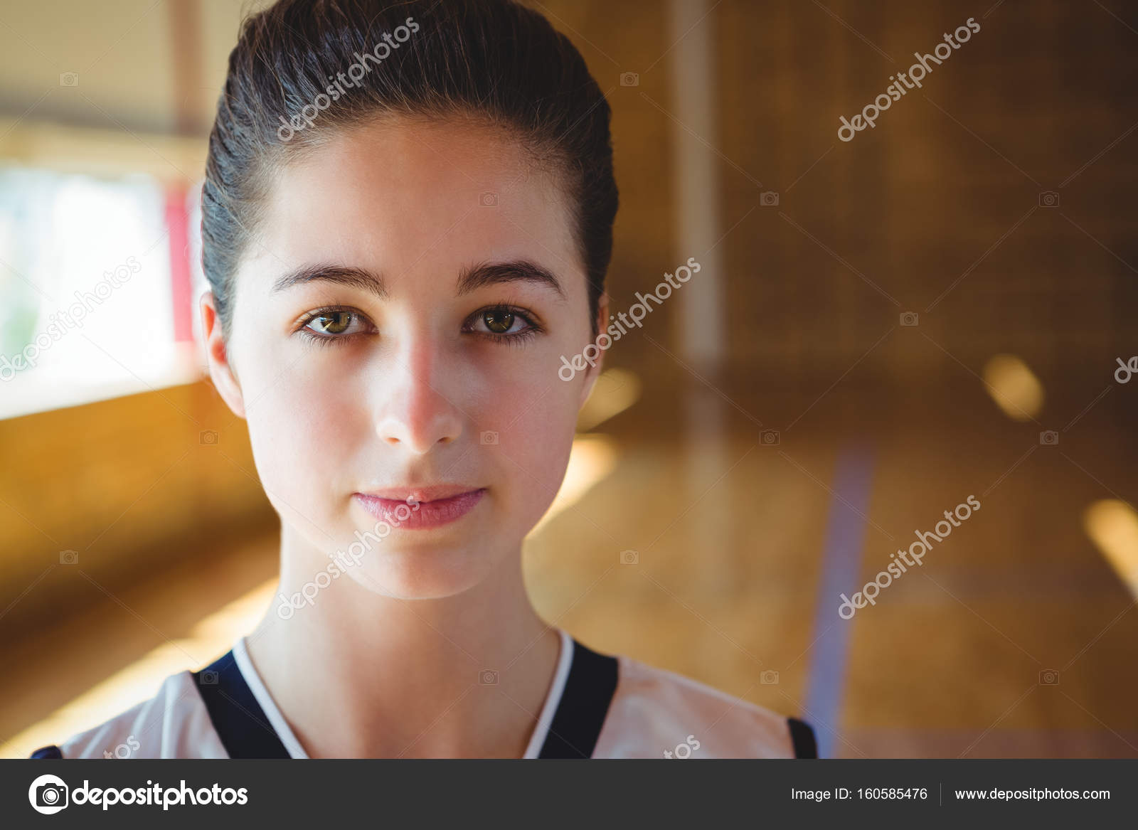Beautiful basketball player Stock Photo by ©Wavebreakmedia 160585476