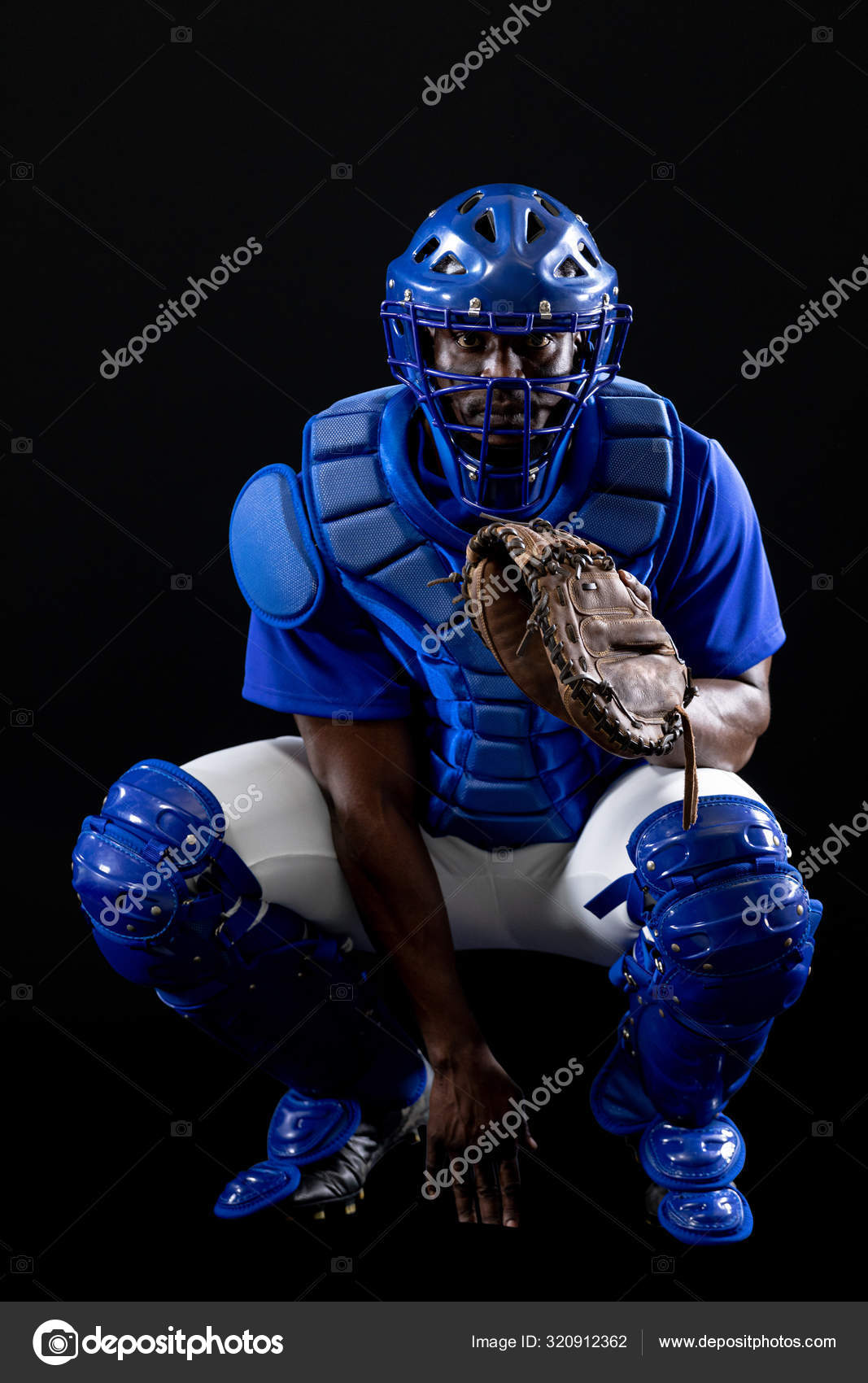 Baseball Batter Front View