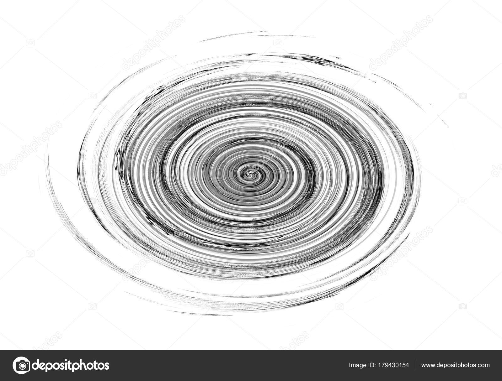 Black color oval brush strokes effect on white background — Stock Photo ...