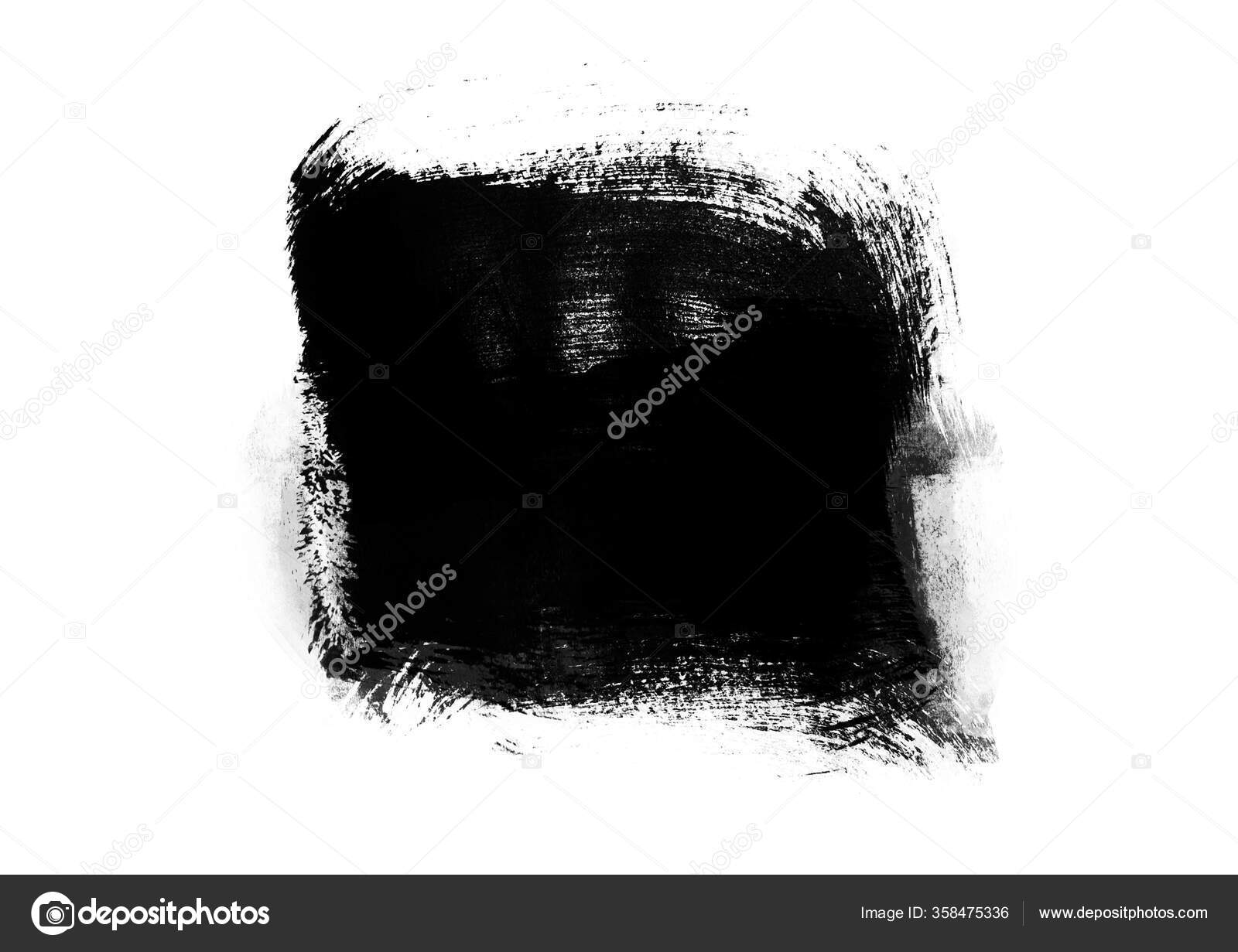Black Graphic Color Brush Patches Effect Background Designs Element ...