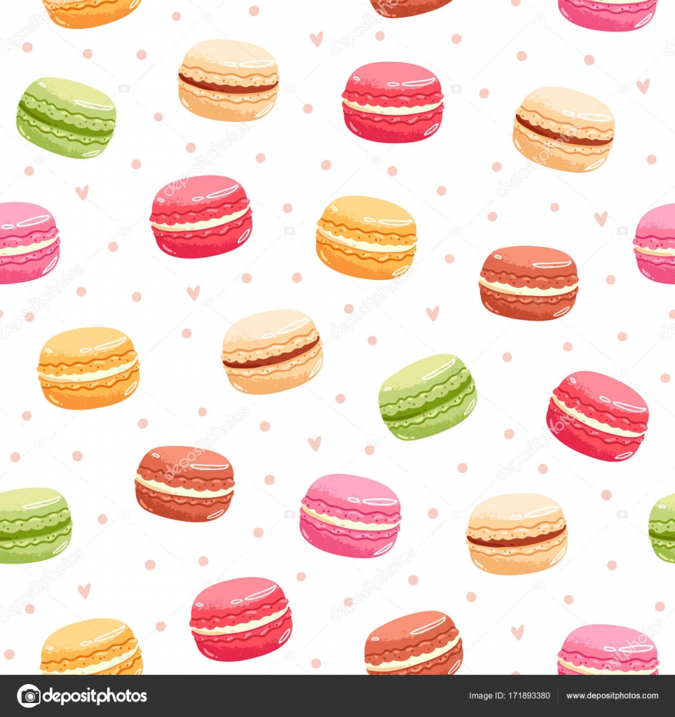 Macarons patrón sin costura Vector de stock #171893380 de ©stolenpencil
