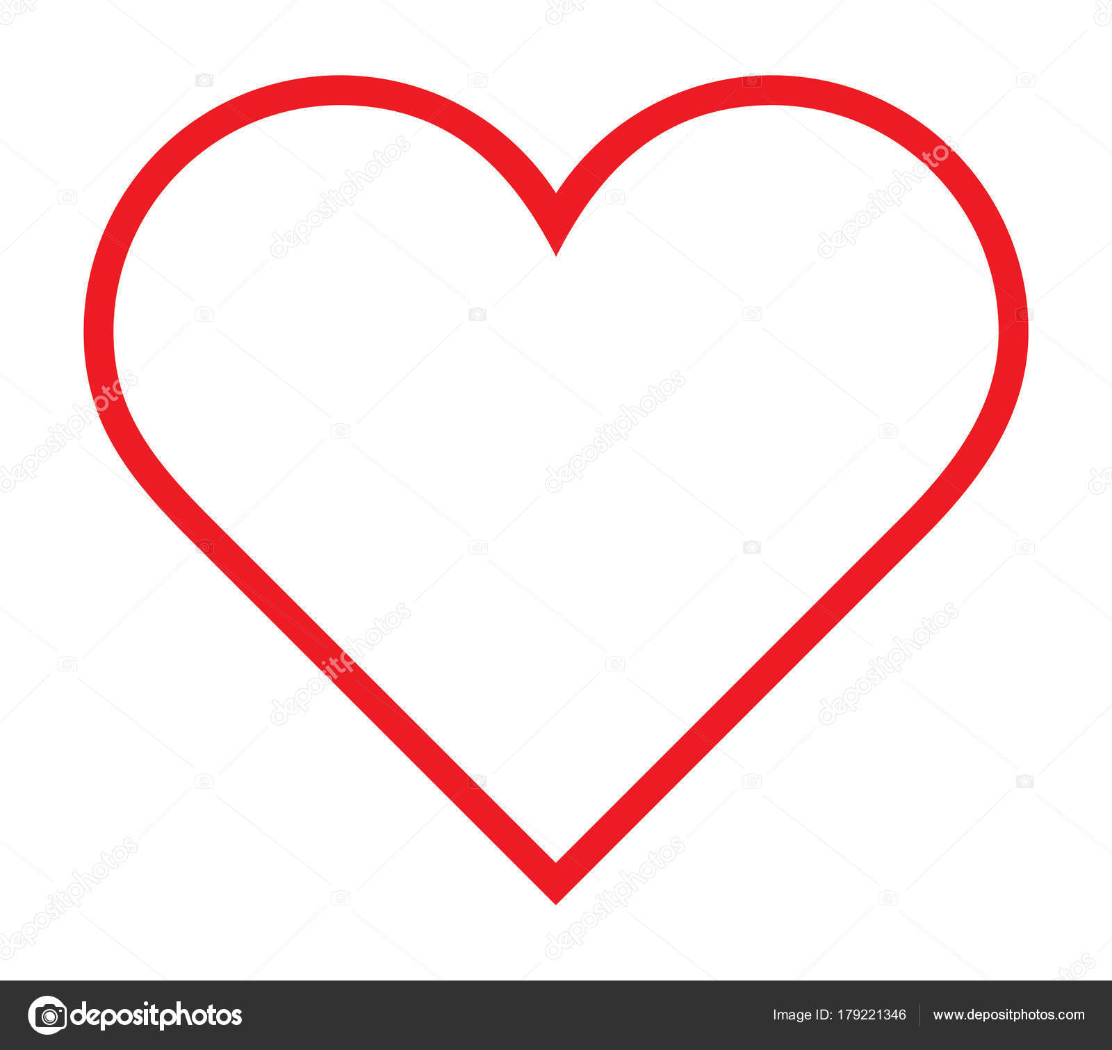Corazón Vector Archivo Diseño Plano Stock Vector by ©blackstroke 179221346