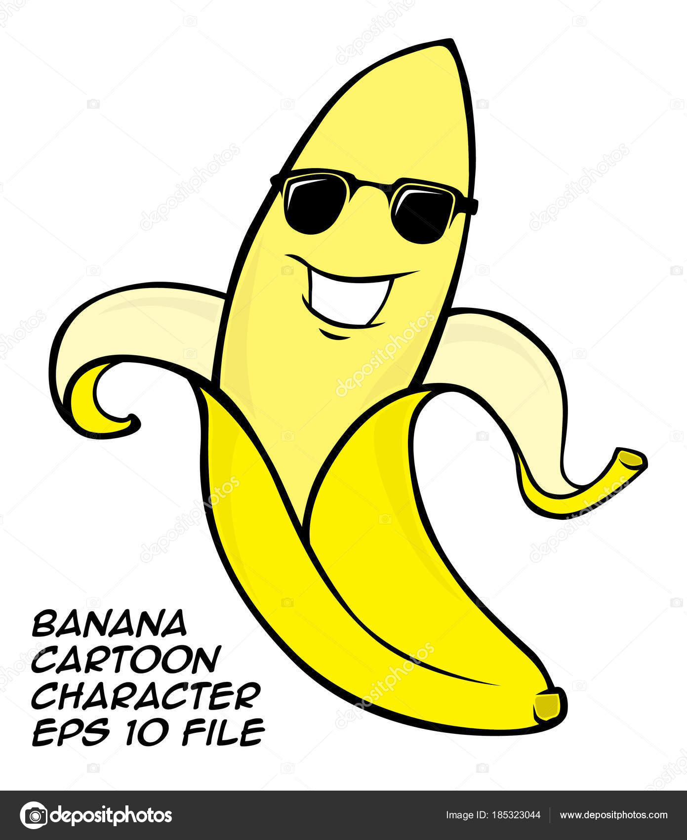 Banana Cartoon Character