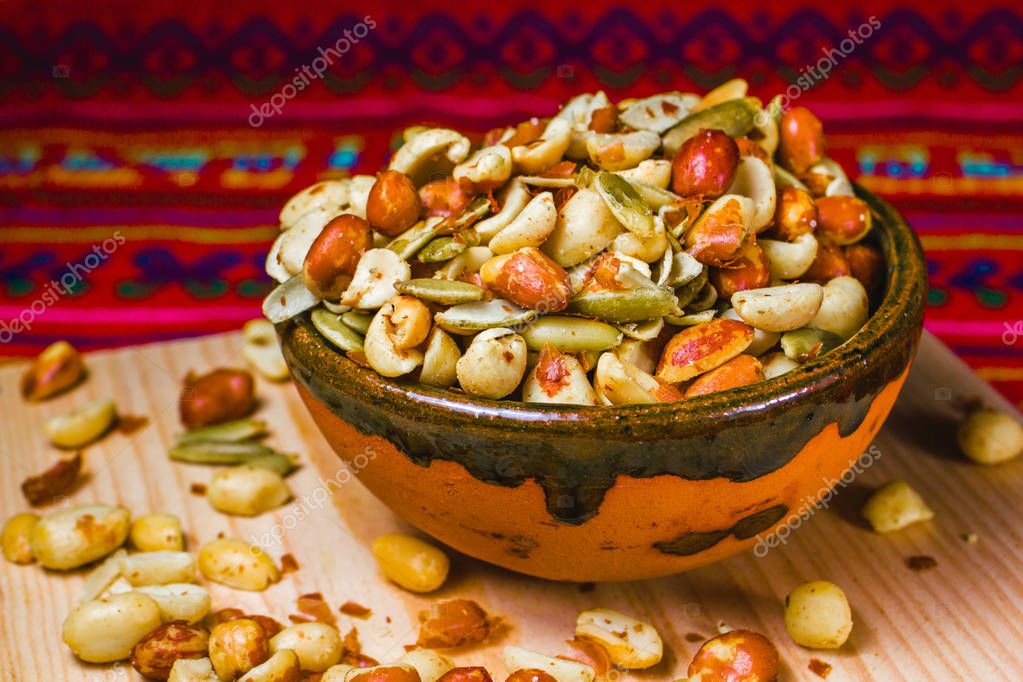 Cacahuates Pepitas Pipas Mexican Snack Salted Mexico City Botana Mix ...