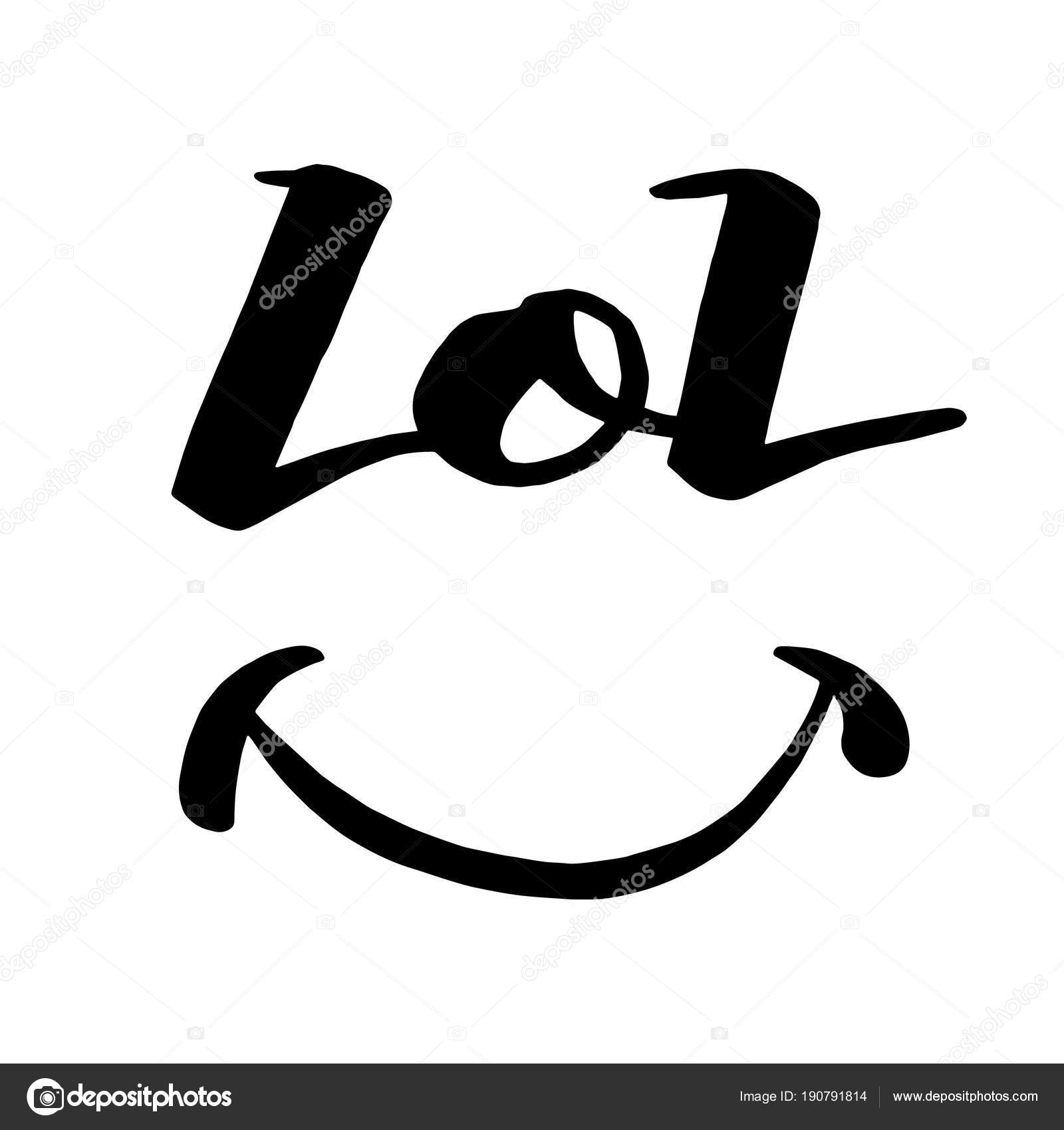 Lol. Hand drawn illustration Stock Vector Image by ©Youngreactor #190791814