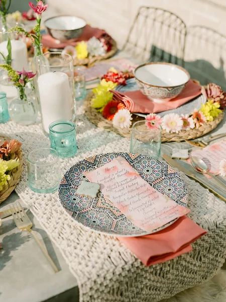 Boho table Stock Photos, Royalty Free Boho table Images | Depositphotos