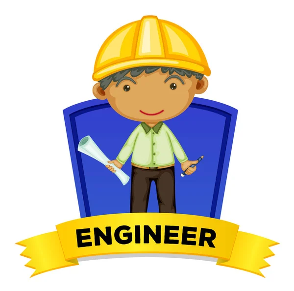 Engineer cartoon imágenes de stock de arte vectorial | Depositphotos