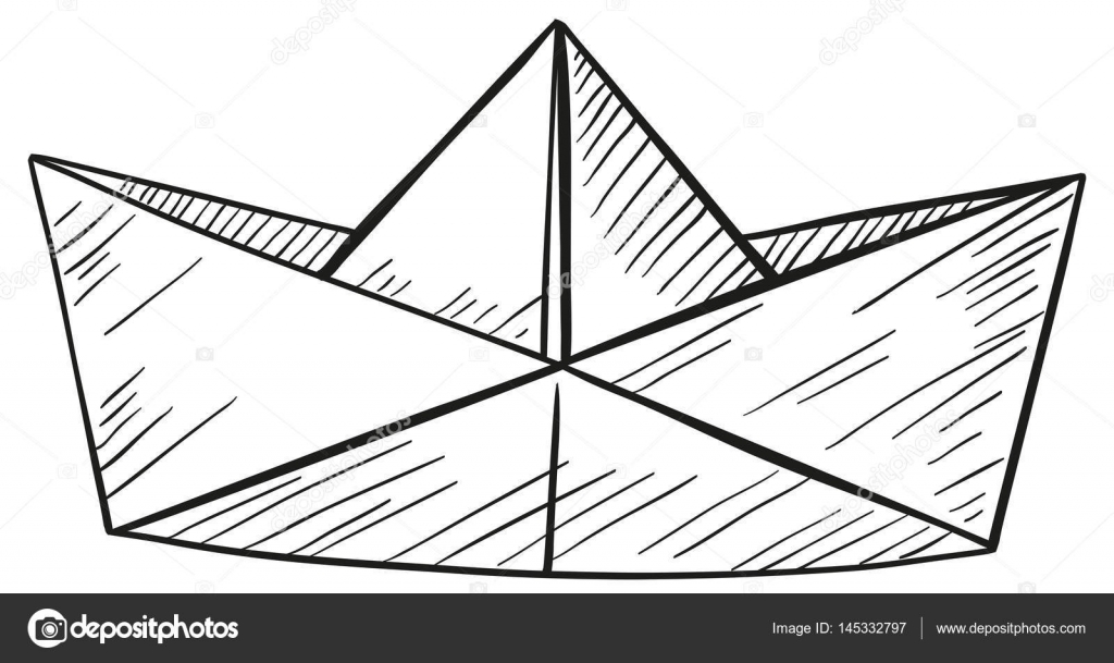 Doodle of paper boat Stock Vector Image by ©interactimages #145332797