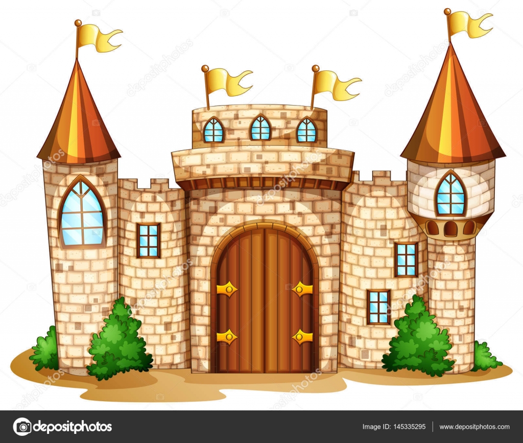 Castle towers with yellow flags Stock Illustration by ©interactimages ... Castle towers with yellow flags Stock Illustration by ©interactimages ...