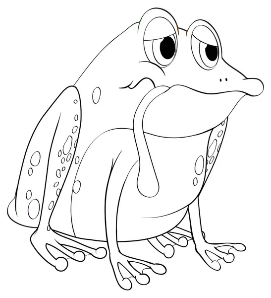 Frog outline Vector Art Stock Images | Depositphotos