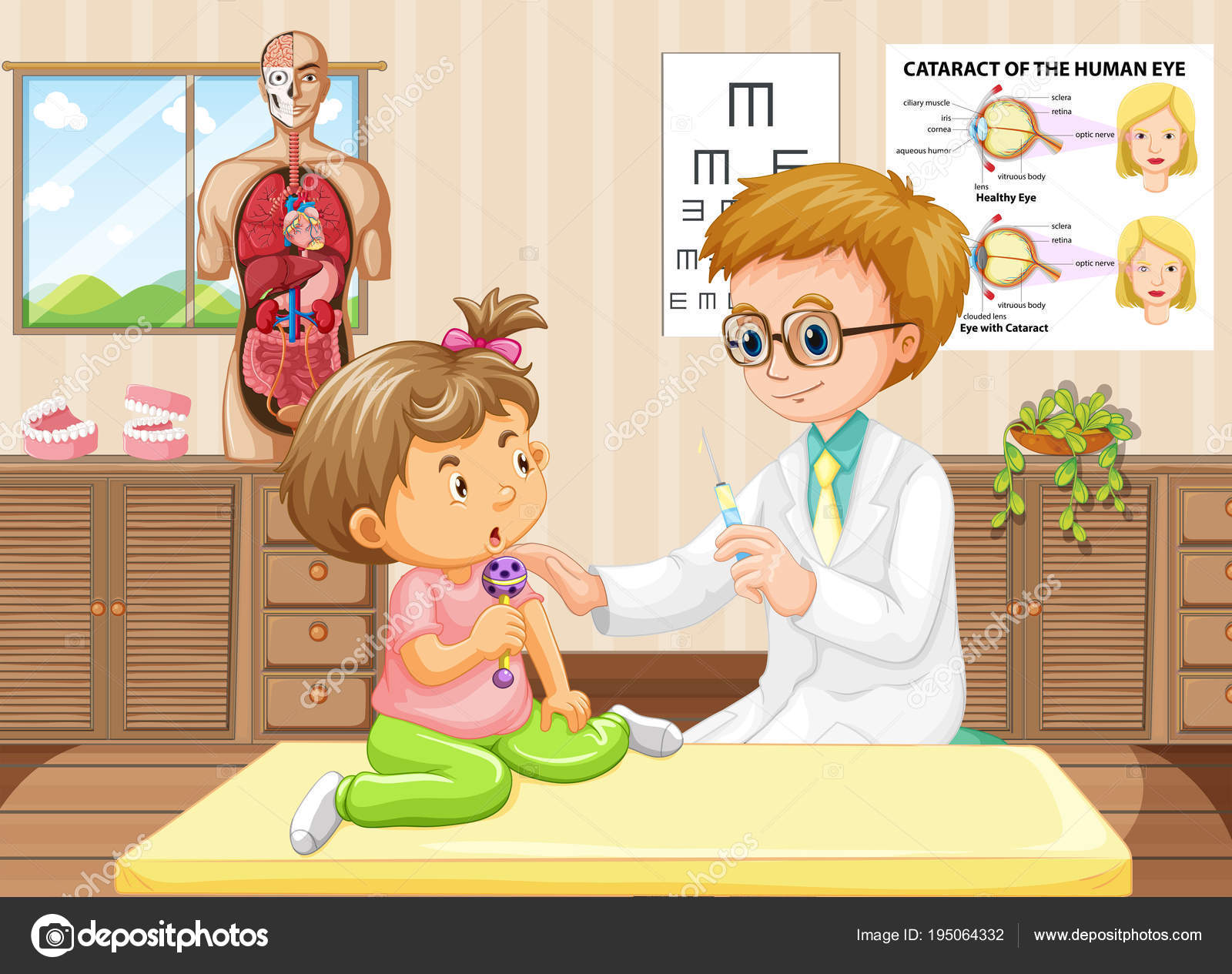 Pediatrist doktor ve bebek Hastanesi ©interactimages 195064332'e ait ...