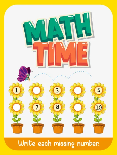 Math worksheet design for division Stock Vector by ©interactimages ...