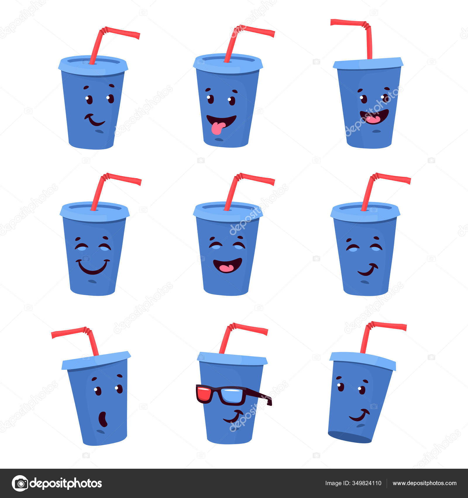 Drinking Smiley Face