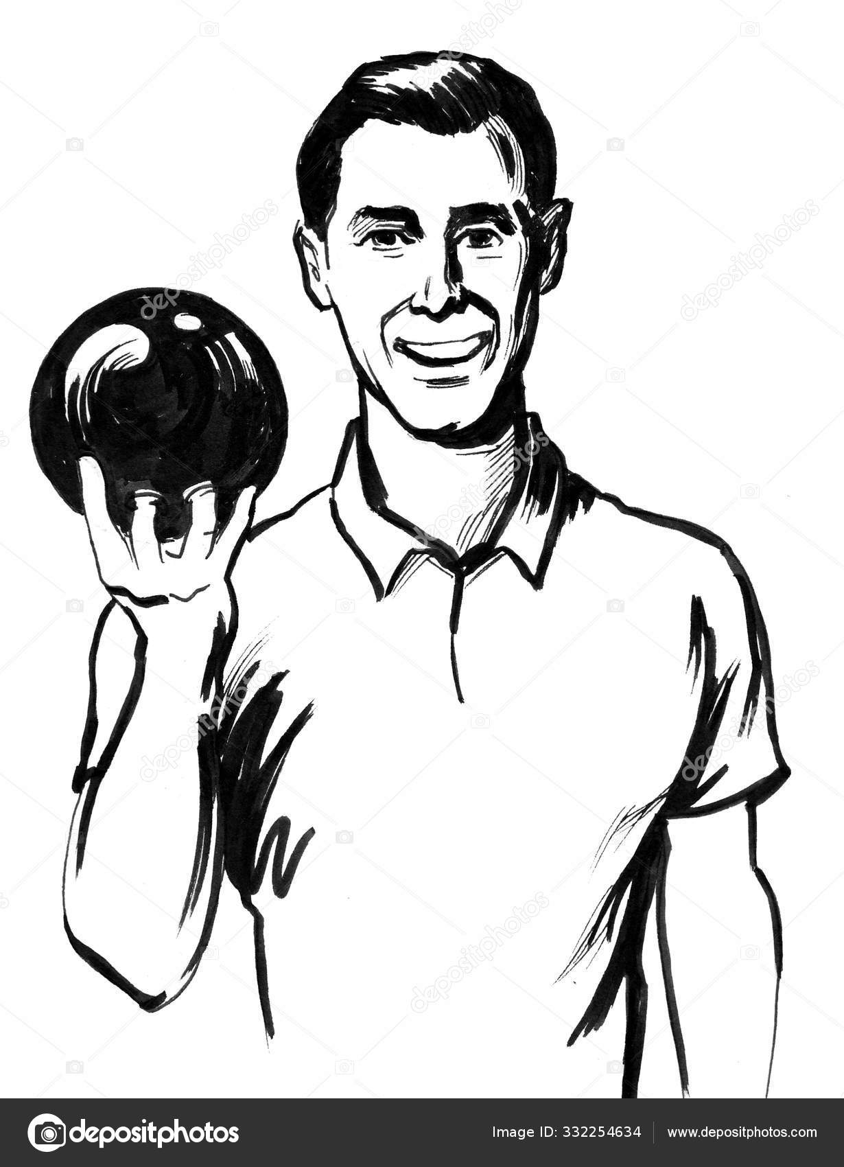 Bowling Ball Drawing