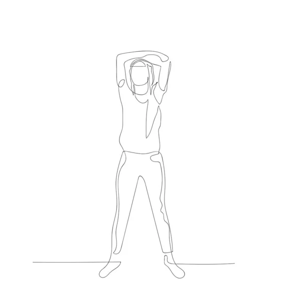 Shoulder stretch Stock Vectors, Royalty Free Shoulder stretch ...