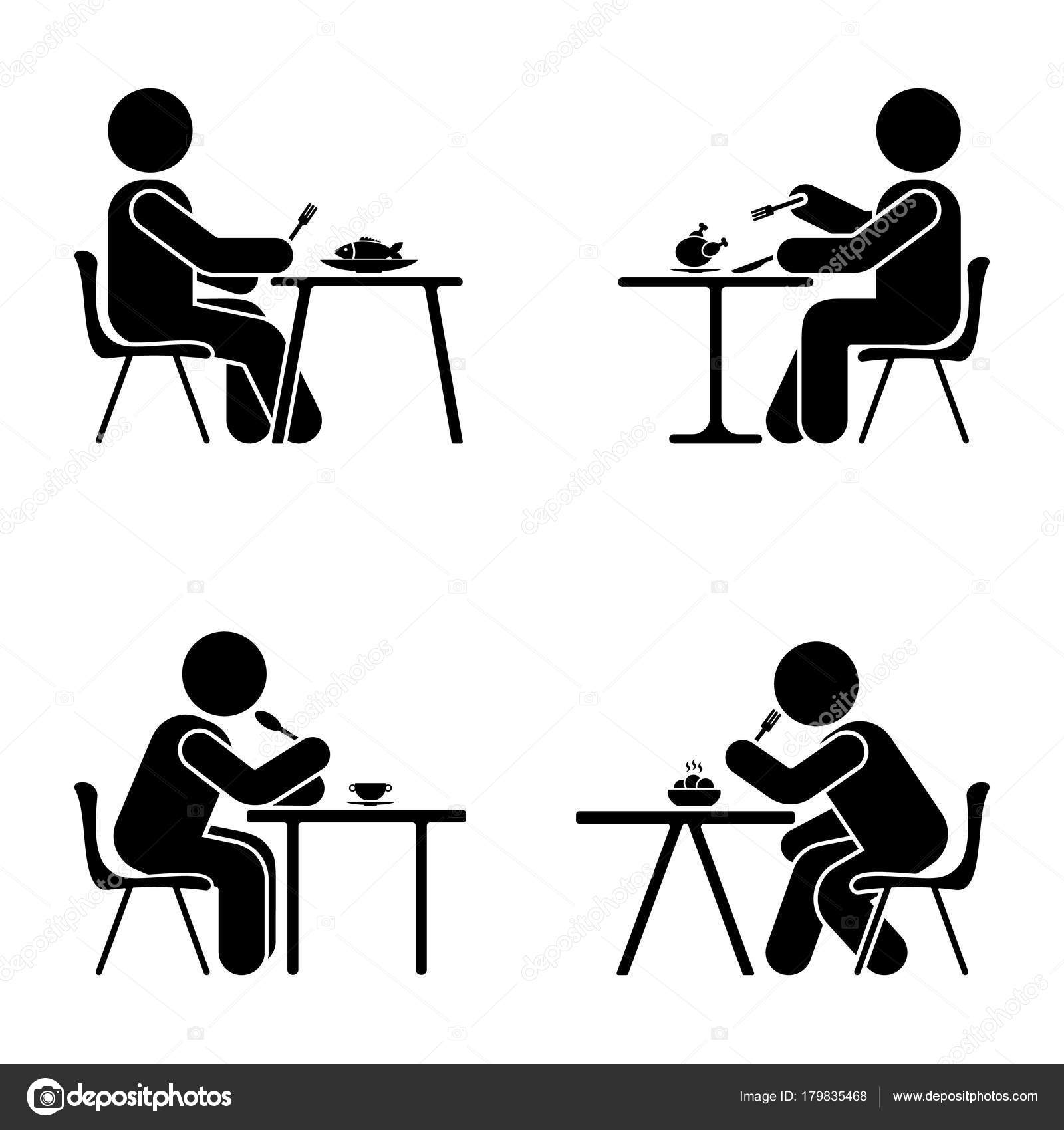 Jongen Stokfiguur Clipart Zwart Wit Stok Figuur Stickers | Unieke