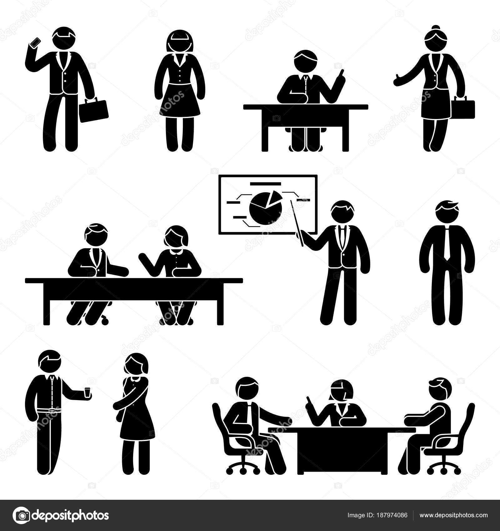 Stick Figure Meeting