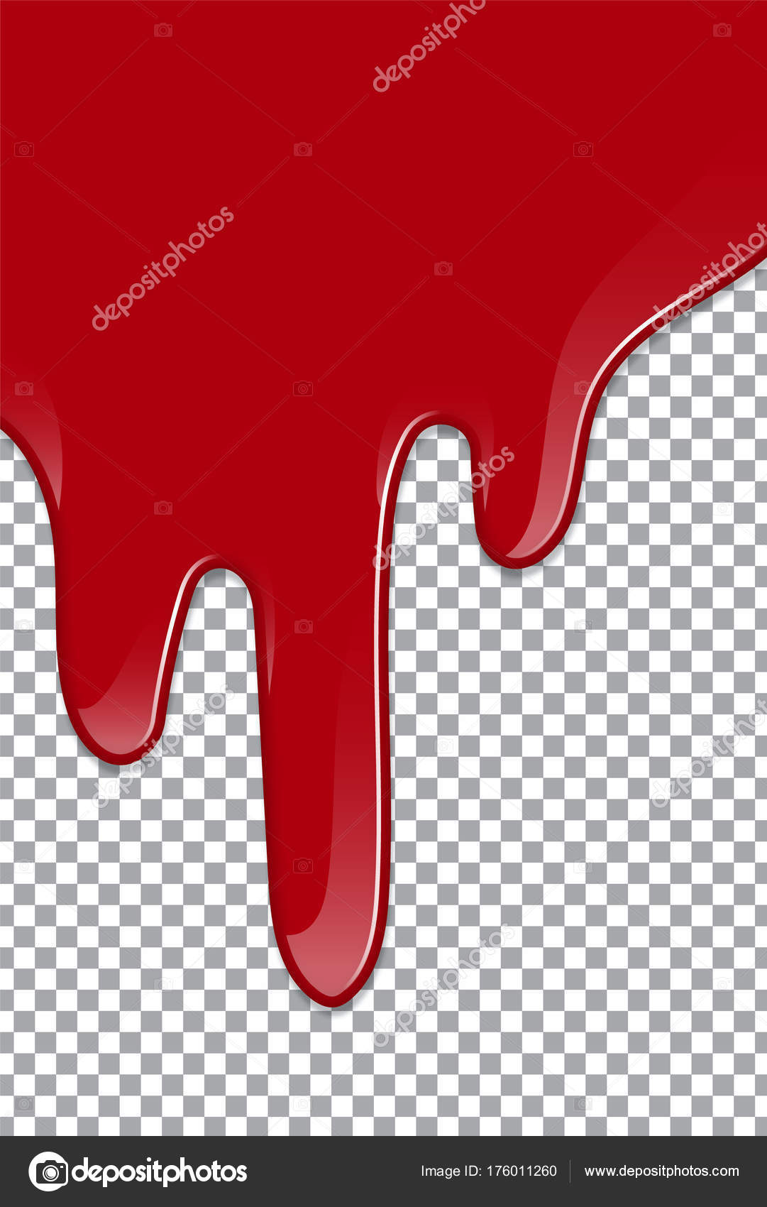 Vector Bloody Background Strawberry Syrup Ketchup Transparent ...