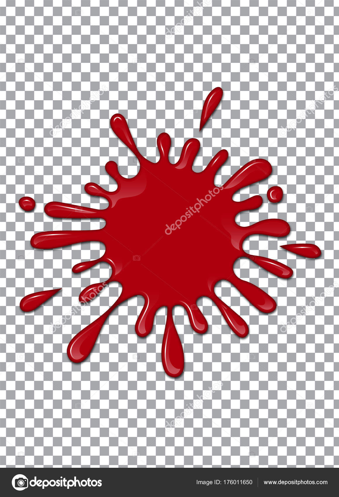 Ketchup Splatter Vector
