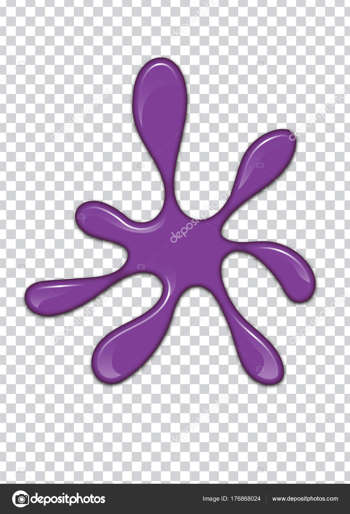 Vector Purple Splash Transparency Background Stock Vector Image by ...