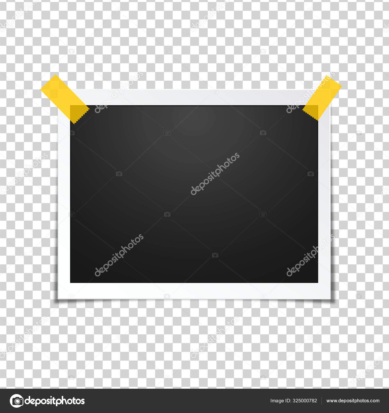Photo Frame Fixed Adhesive Tape Transparent Background Photo Frame ...