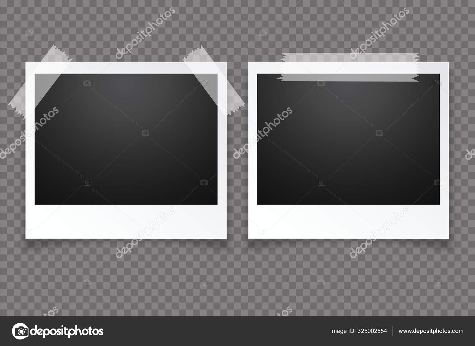 Photo Frame Fixed Adhesive Tape Transparent Background Photo Frame ...