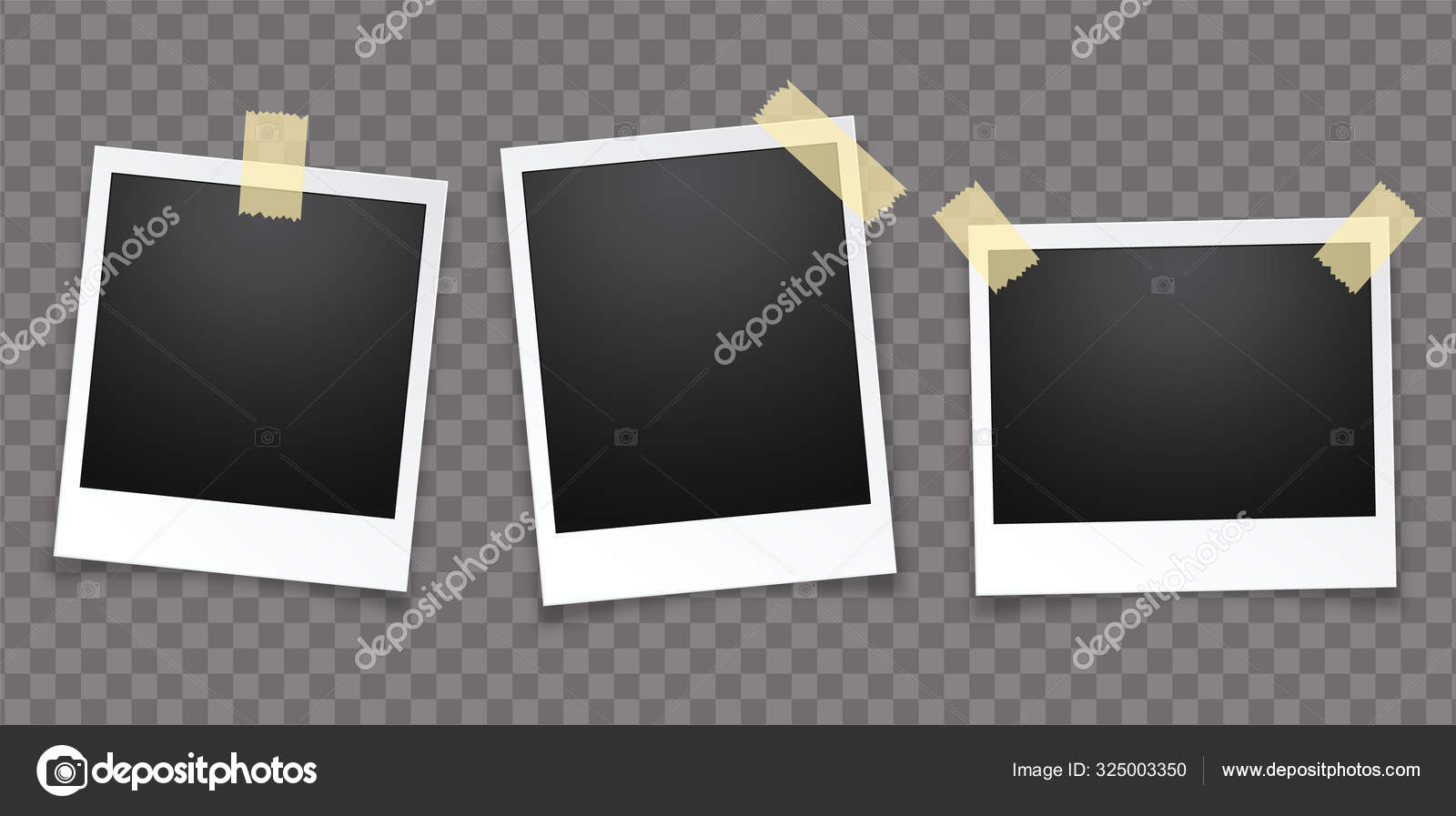 Photo Frame Fixed Adhesive Tape Transparent Background Photo Frame ...