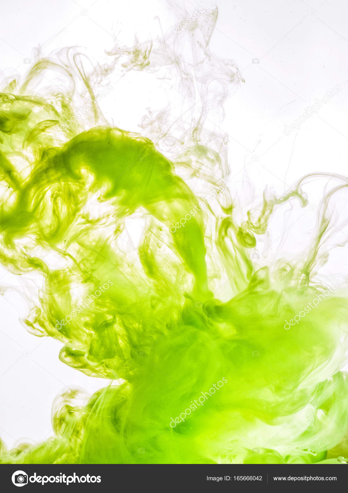Green Ink In Water
