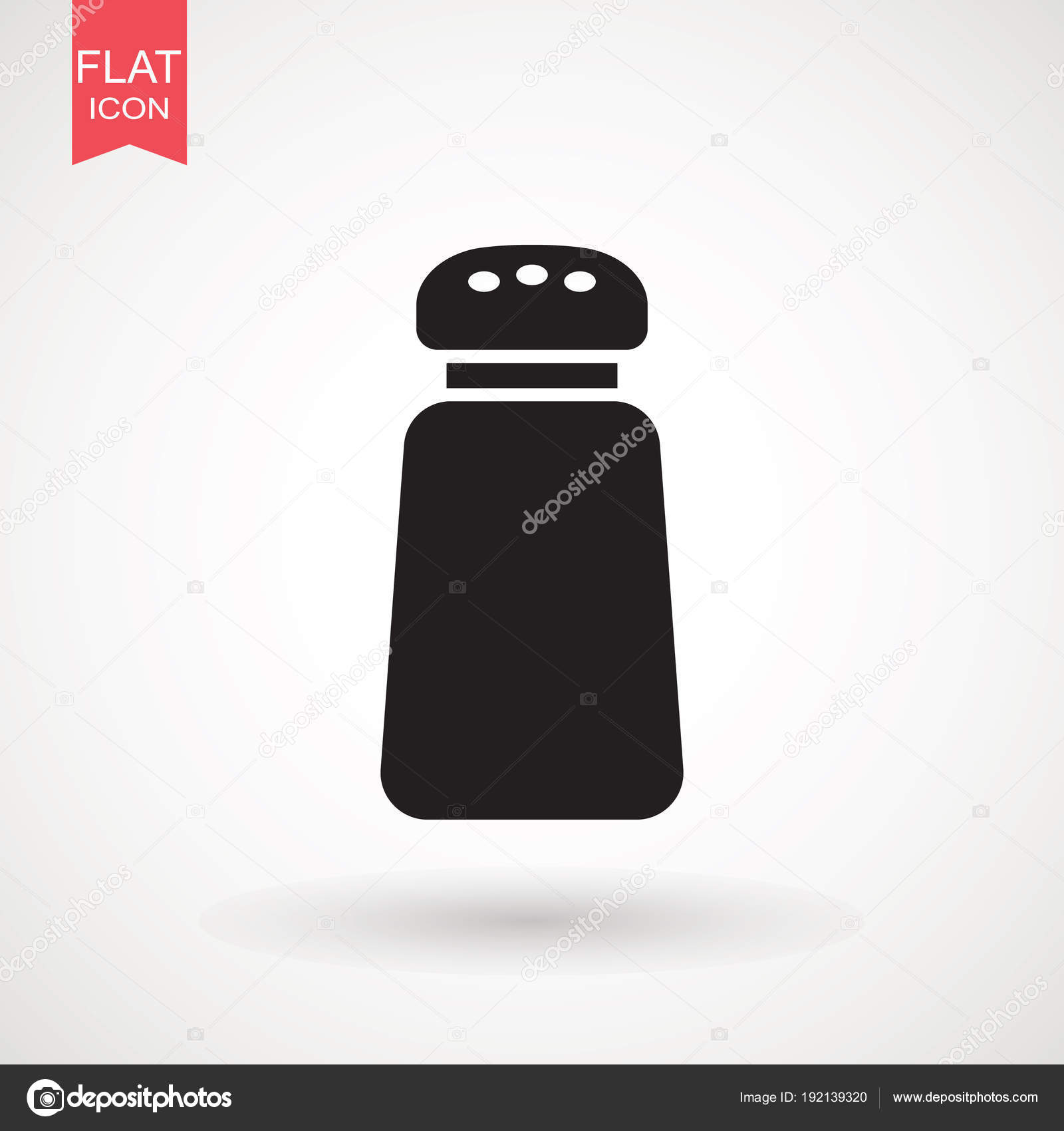 Salt and pepper shakers icon, outline and filled vector sign, linear and full pictogram isolated ...