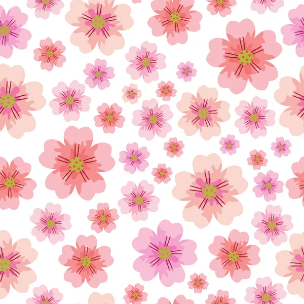 Cherry or Sakura flower seamless pattern element. Elegant texture for ...