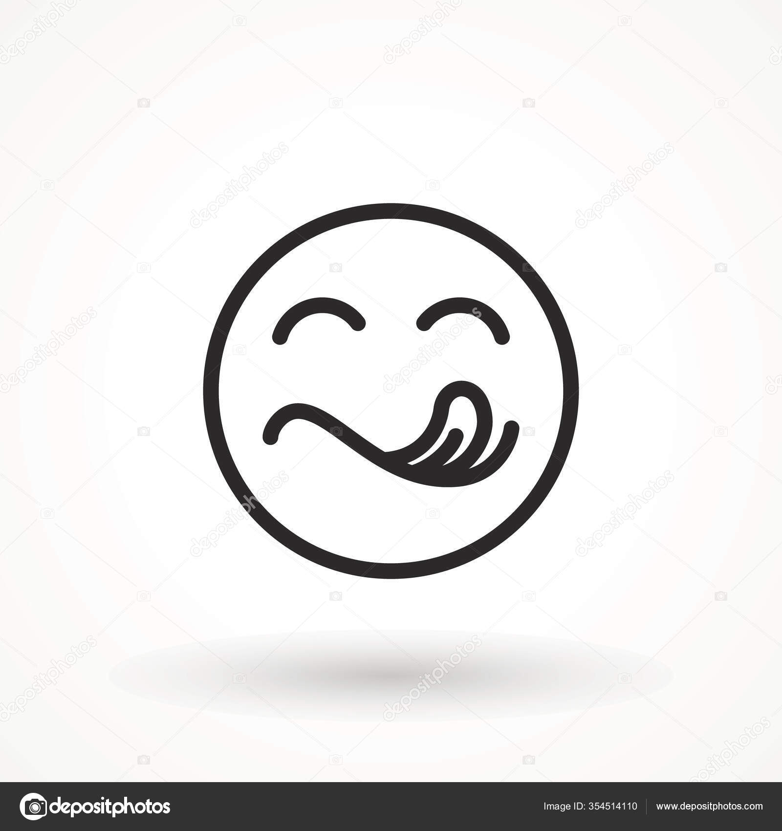 Yummy Food Face Cartoon