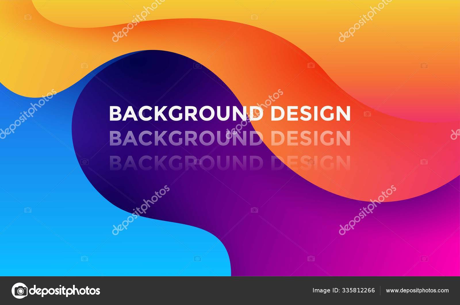 Modern Color gradient background design Stock Vector by ©YudiPC 335812266