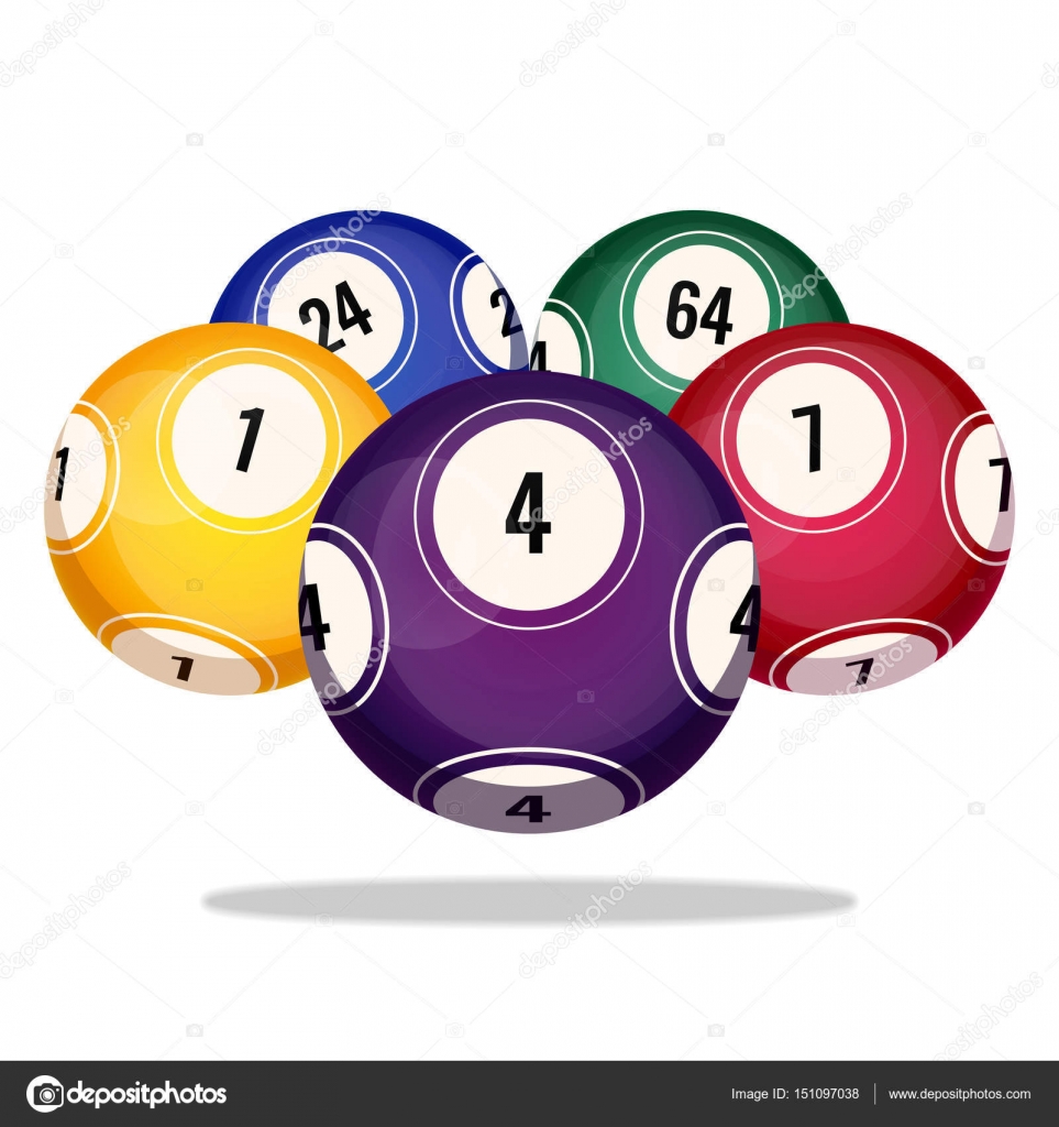 Bingo balls icons realistic vector illustration isolated on white Stock ...