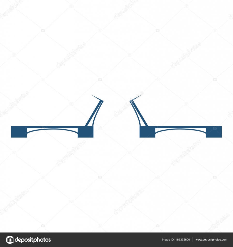 Moveable or movable bridge moves to allow passage for boats Stock ...